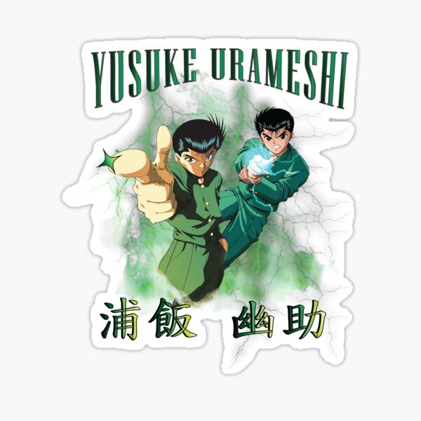"Yusuke Urameshi Kurama Yu Yu Hakusho" Sticker for Sale by FawaSticker ...