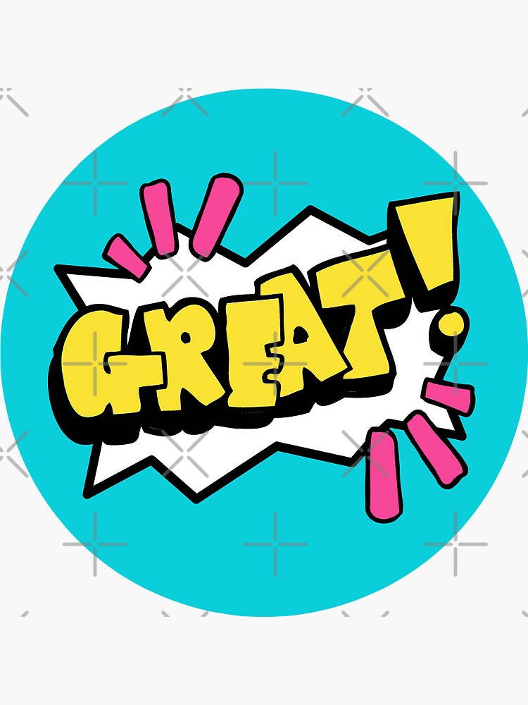 "Great sticker feedback" Sticker for Sale by IBTISSAMLAZIM | Redbubble