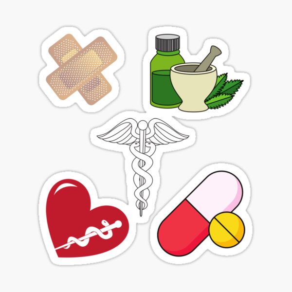 "Pharmacy Pack" Sticker for Sale by Magical23 | Redbubble