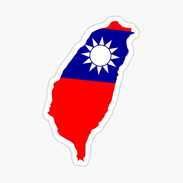 "Taiwan map" Sticker for Sale by ideamake | Redbubble