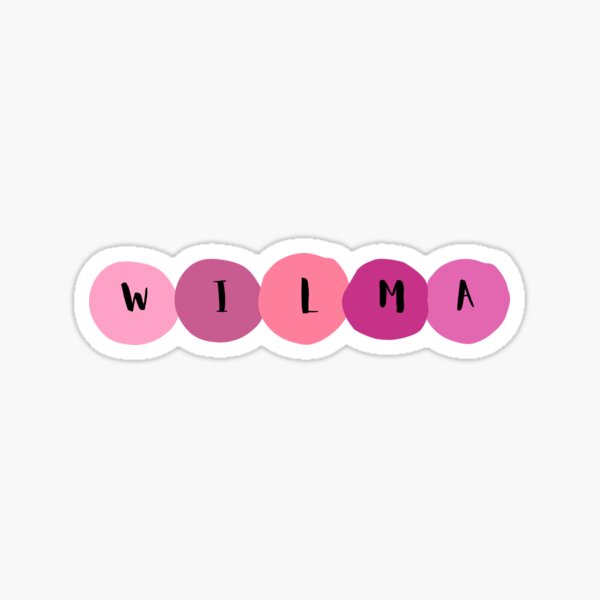 "Wilma - Name " Sticker for Sale by Name-Bubble | Redbubble