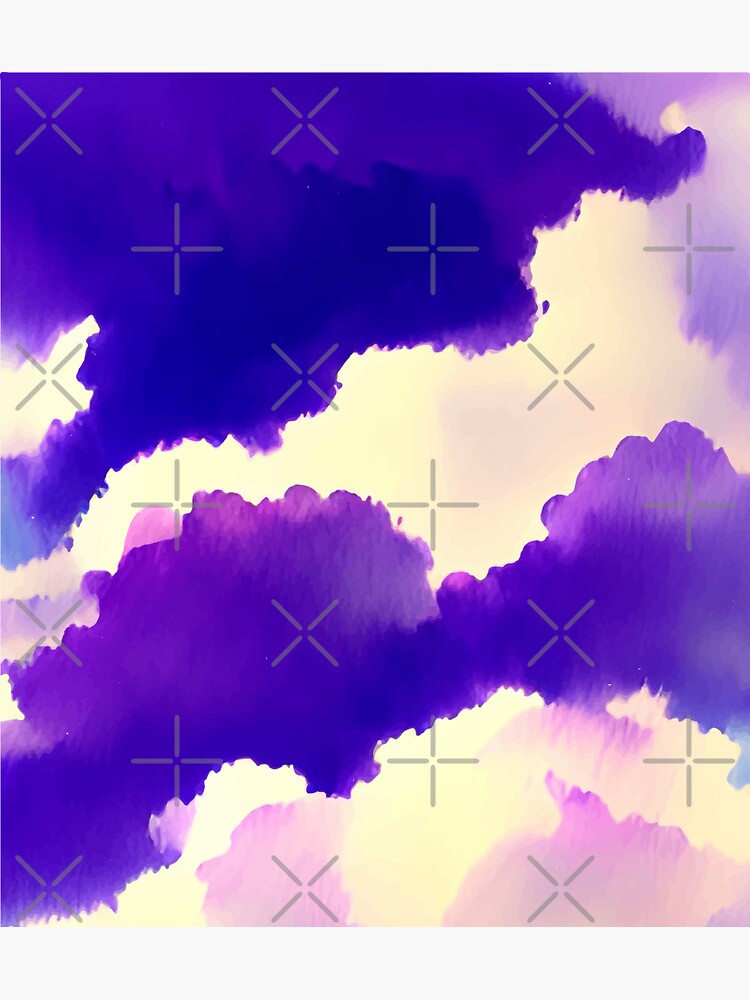 "Clouds Painting" Sticker for Sale by Art-Vibrations | Redbubble