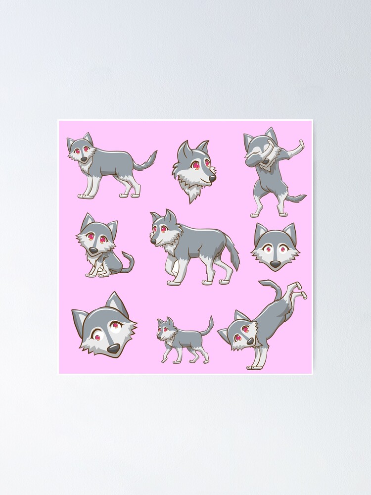 "pretty wolf" Poster for Sale by TIERLIEBHABER | Redbubble