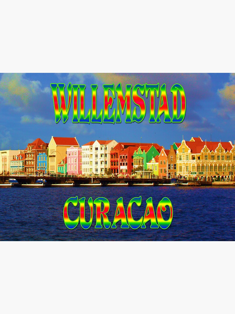 "Curacao Postcard" Sticker for Sale by FloridaPhotoBob | Redbubble