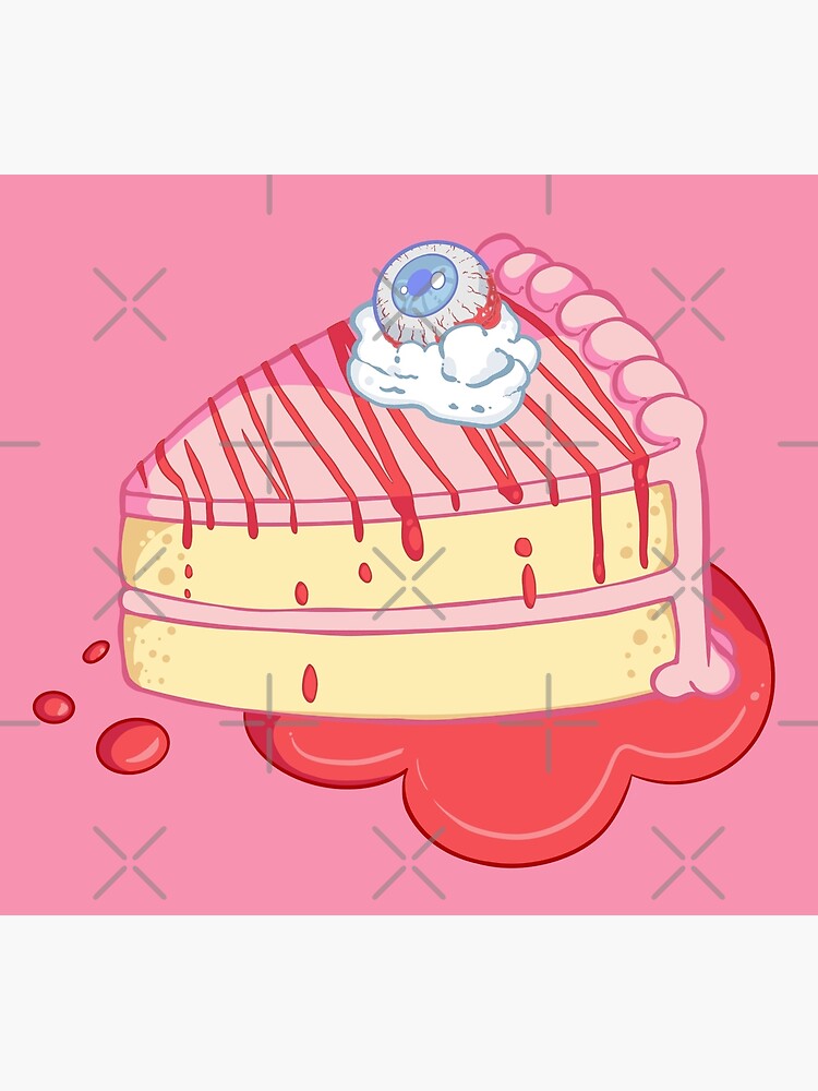 "Eye-scream cake (updated)" Poster for Sale by UsagiDesigns | Redbubble