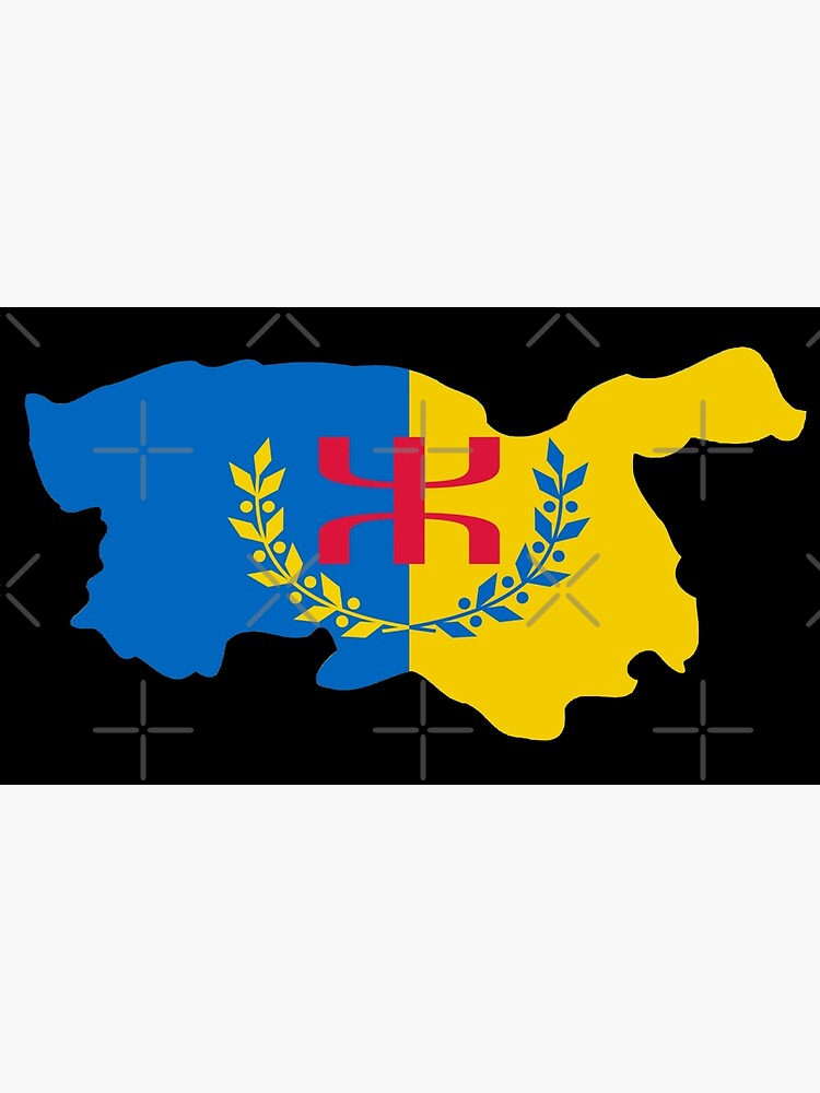 Póster « Mapa de la bandera de Kabyle» de mo91 | Redbubble