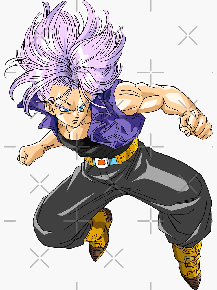 "Trunks with white background" Sticker for Sale by UwuOtakuStore ...