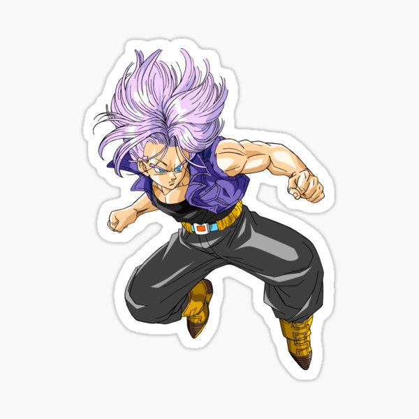 "Trunks with white background" Sticker for Sale by UwuOtakuStore ...