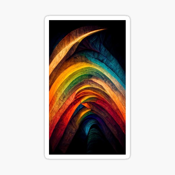 "Rainbow Arc" Sticker for Sale by TheAzureMage | Redbubble