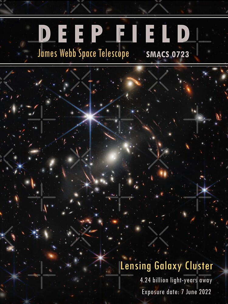 "ENHACED QUALITY James Webb Space Telescope image, Deep field" Poster ...