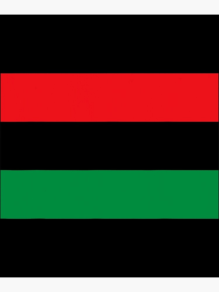 "Pan African UNIA Flag Black Liberation flag Afro-American" Poster for ...