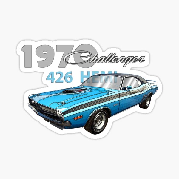 "CLASSIC CARS, VINTAGE 1970 CHALLENGER, MUSCLE CARS, RACING STRIPES ...