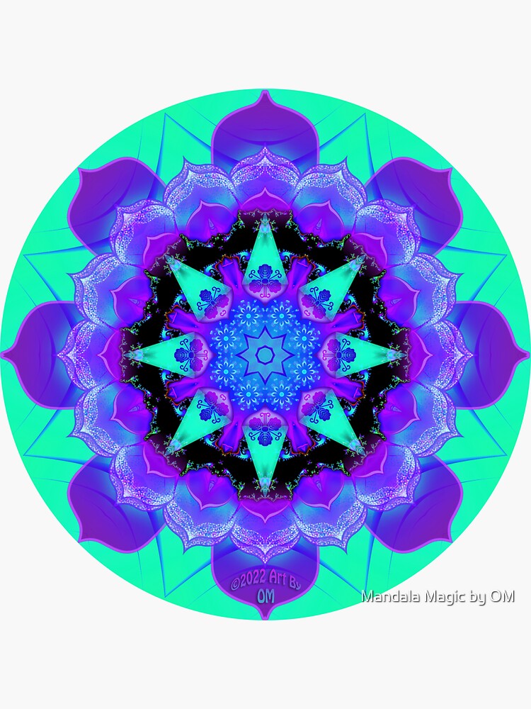 "Mandala ~ Daily Focus 8.12.2022" Sticker for Sale by orchidmandala ...