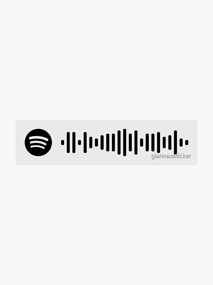 "Self Control by Frank Ocean Spotify Code" Sticker for Sale by ...