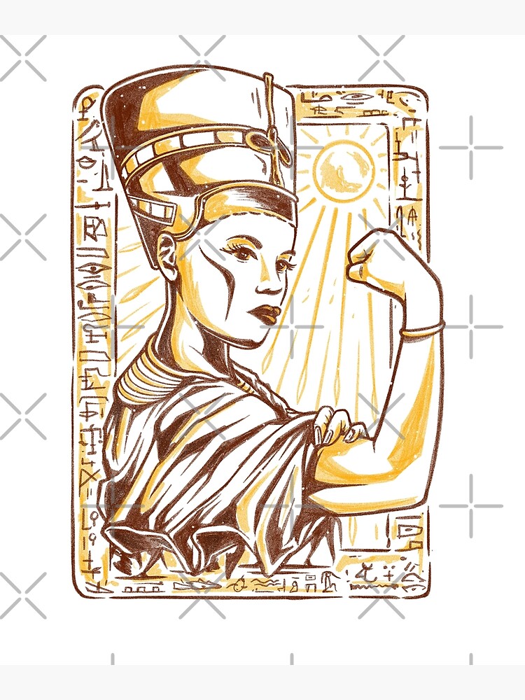 "Queen Nefertiti - Strong Women - Ancient Egypt" Photographic Print for ...