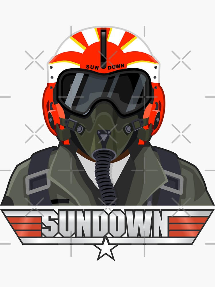 "SUNDOWN" Sticker for Sale by Donovanolson | Redbubble