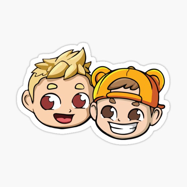 "Vlad and Niki Faces" Sticker for Sale by CyberGirlz | Redbubble