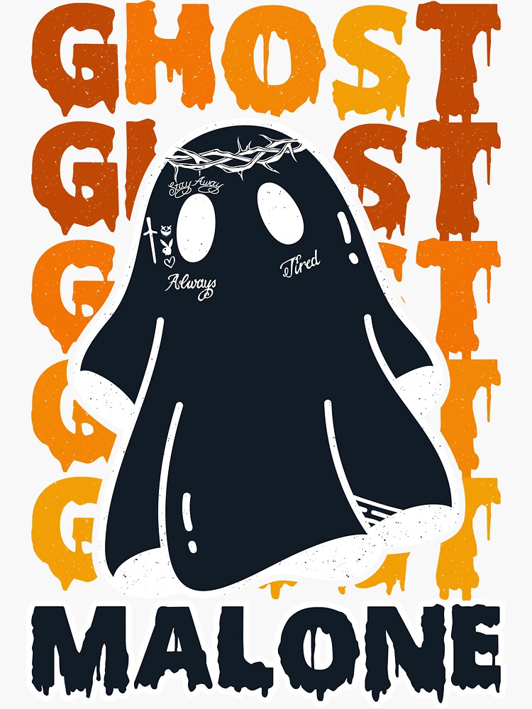 "Ghost Malone" Sticker for Sale by SKINAXX | Redbubble