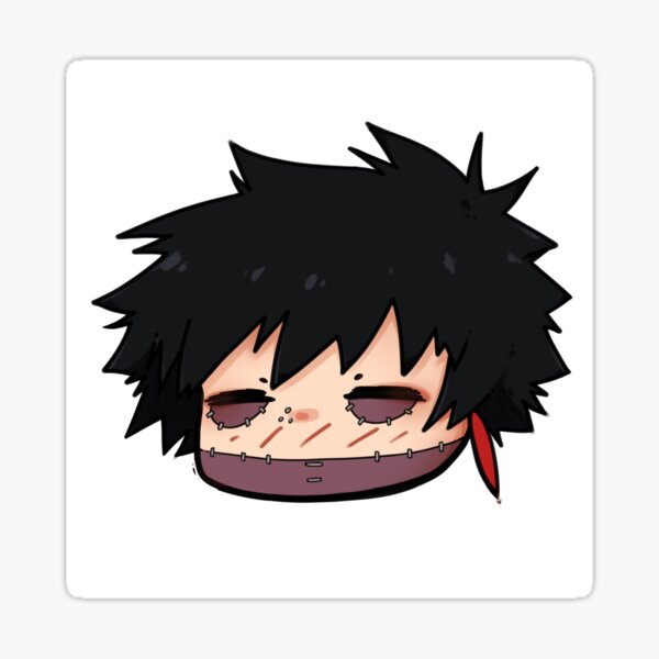 "MHA Dabi Angy Blush" Sticker for Sale by xpuppybitesx | Redbubble