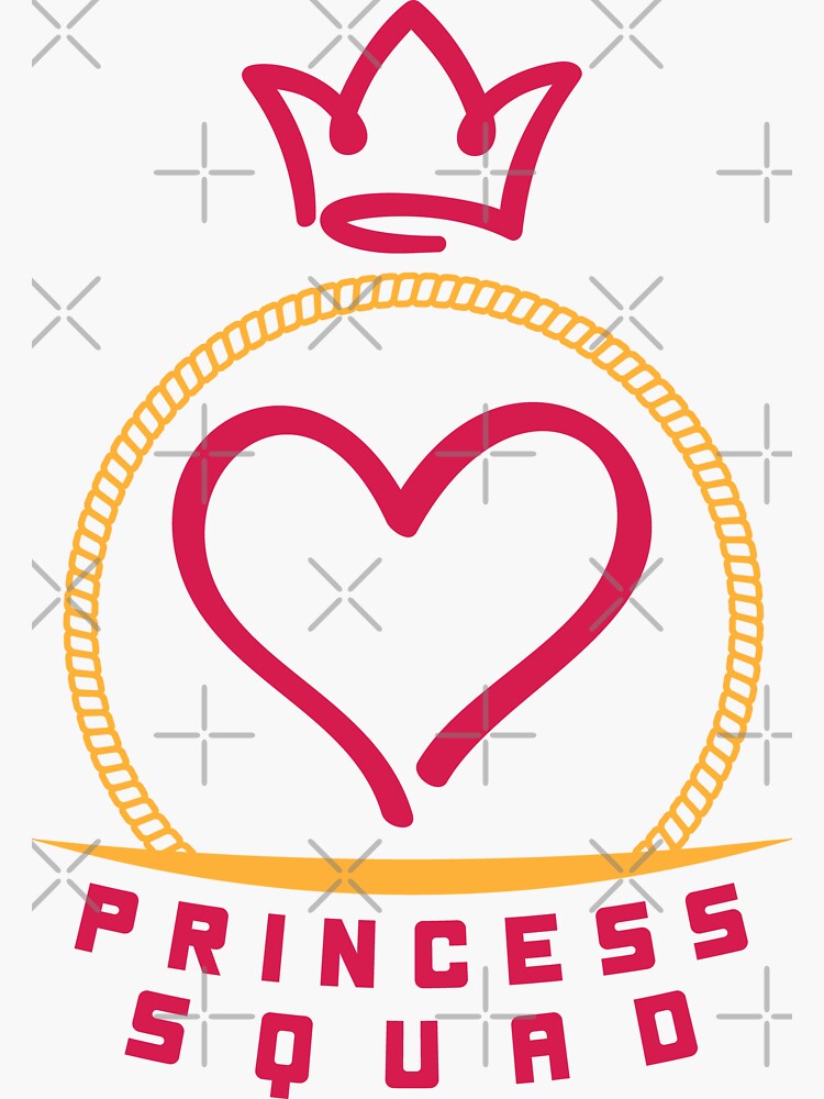 "Princess Squad Group" Sticker for Sale by Palteeshop | Redbubble