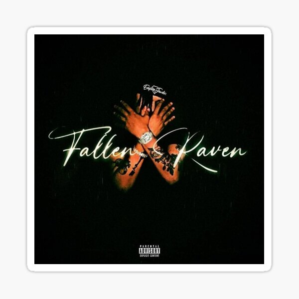 "FALLEN RAVEN COVER SUMMRS RNIO SUMMRSXO" Sticker for Sale by ...