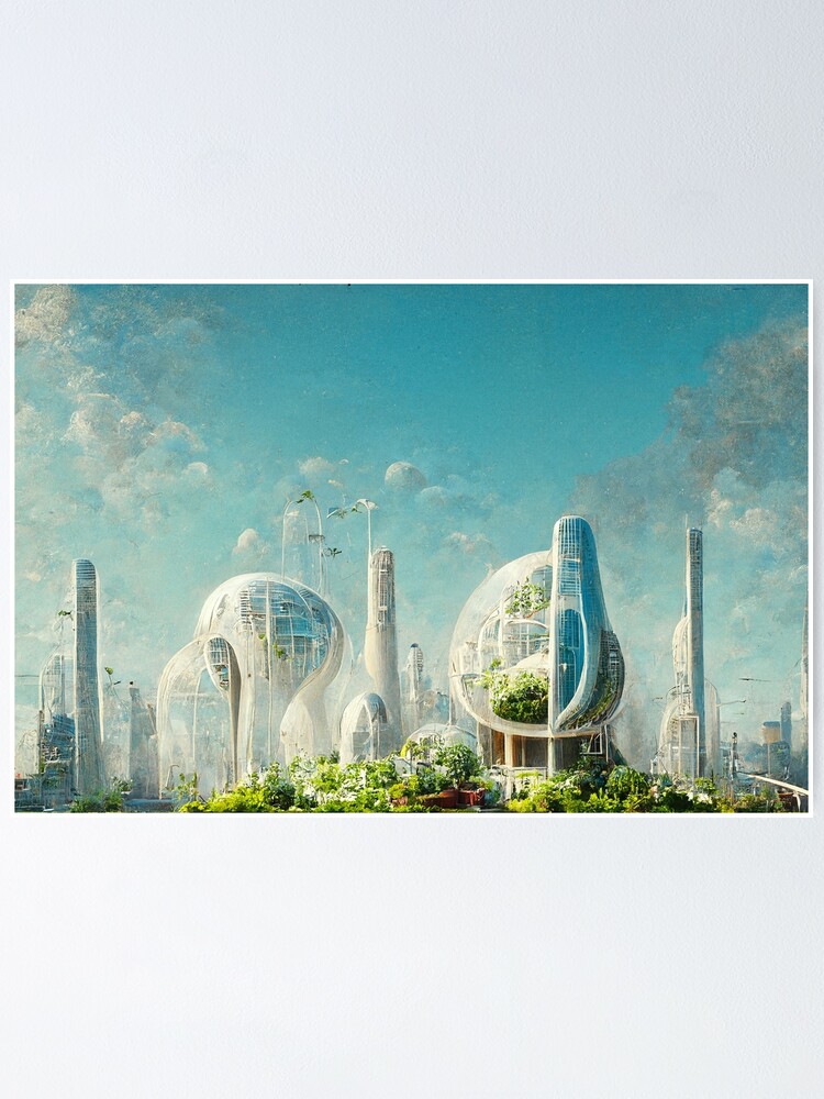 "Modern Institute City of the Future - Futuristic Utopia Sustainability ...