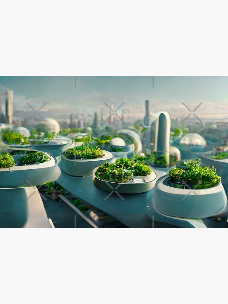 "Institute City of the Future - Futuristic Utopia Hydroponic Gardens ...