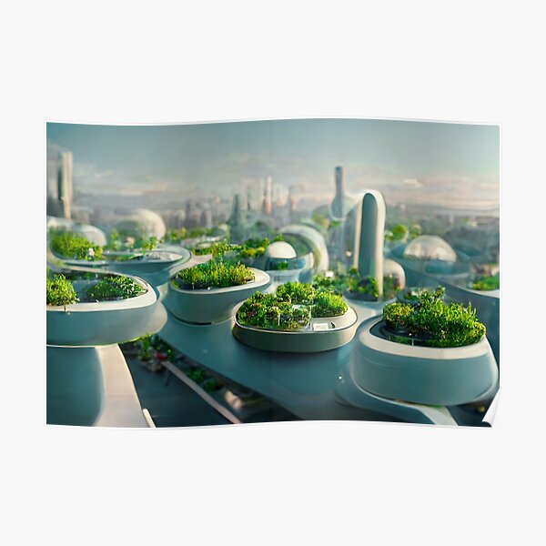 "Institute City of the Future - Futuristic Utopia Hydroponic Gardens ...