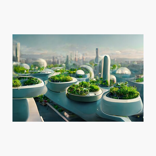 "Institute City of the Future - Futuristic Utopia Hydroponic Gardens ...