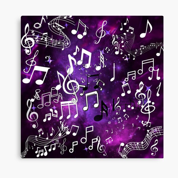 Notas Musicales Moradas