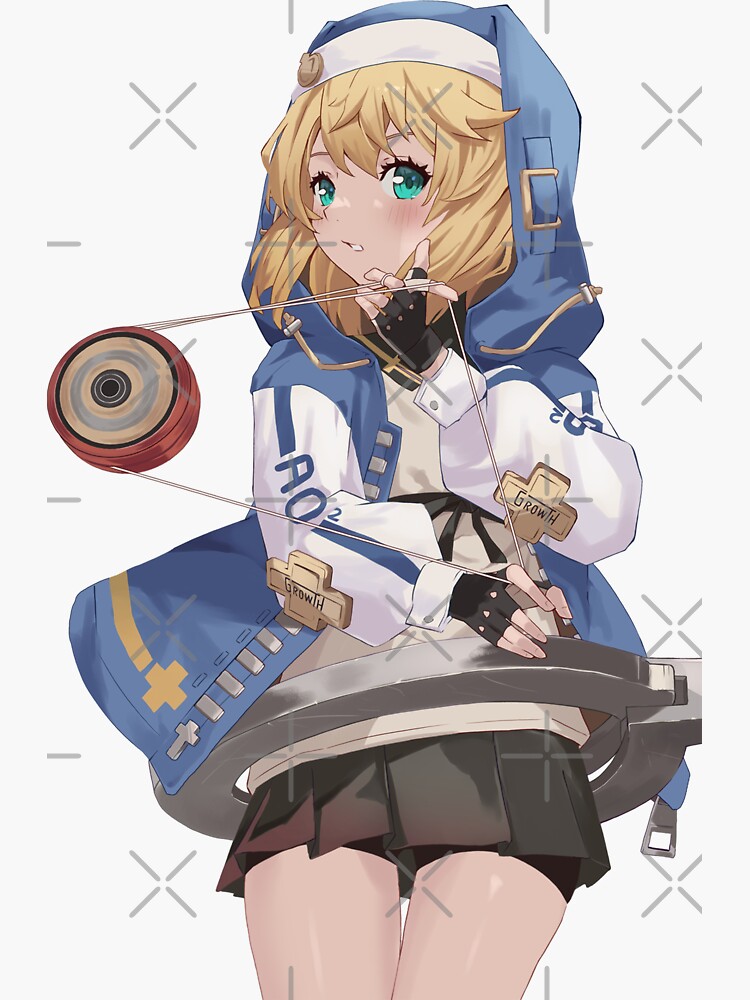 "bridget guilty gear" Sticker for Sale by NicoDave | Redbubble