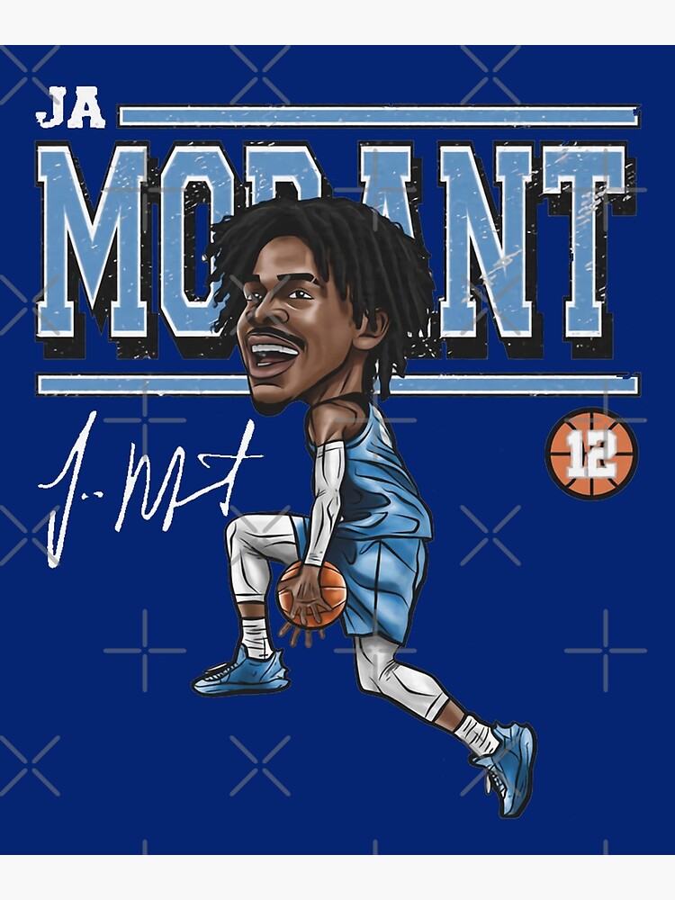 "Ja Morant Cartoon" Art Print for Sale by richardreesep | Redbubble