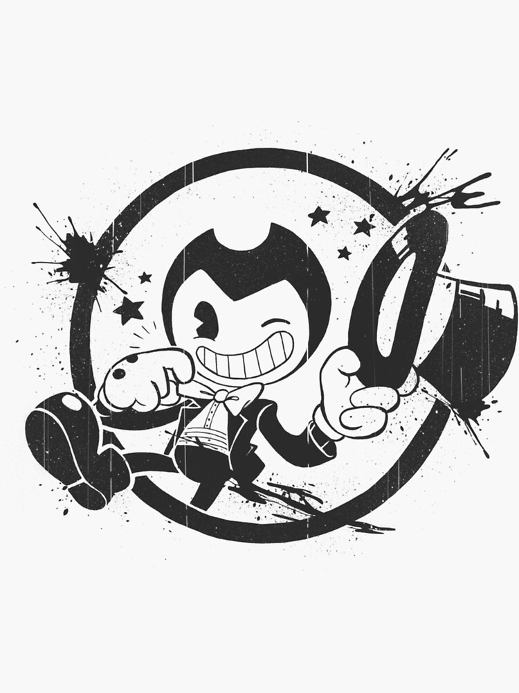 "Bendy sticker design Bendy and the Ink Machine Bendy stickers" Sticker ...