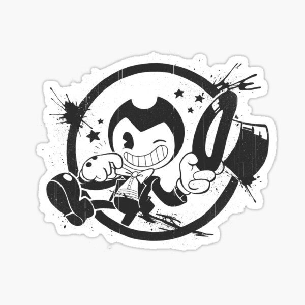 "Bendy sticker design Bendy and the Ink Machine Bendy stickers" Sticker ...