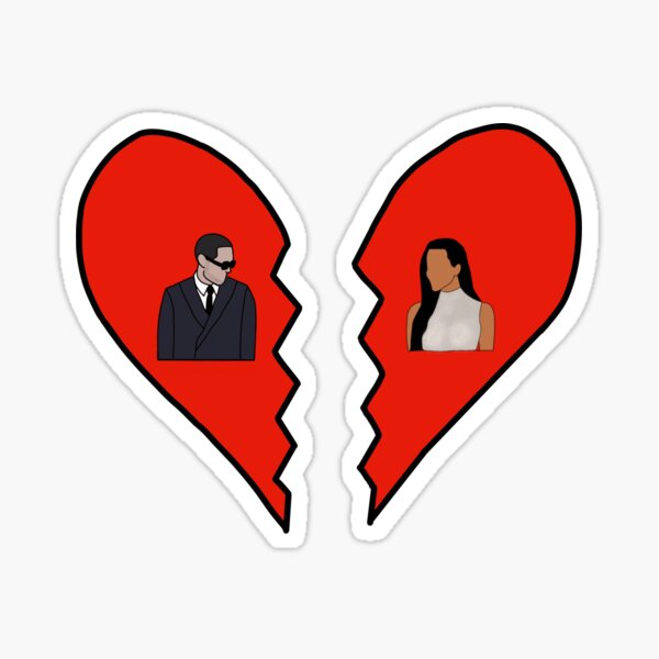"Pete and Kim’s Break Up" Sticker for Sale by MoreThanADrop | Redbubble