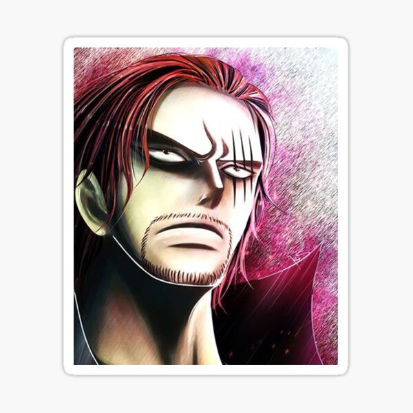 "Akagami Shanks | One Piece " Sticker for Sale by MoEl-Art | Redbubble