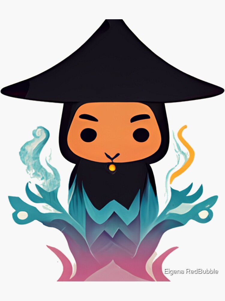 "Ophiar the Swift Water Rabbit Wizard : Chibi Council" Sticker for Sale ...