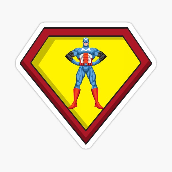 "SUPERBOY" Sticker for Sale by HaytemShop | Redbubble
