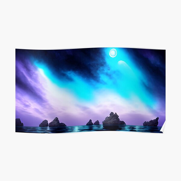 "A landscape photo of mystical planet." Poster for Sale by Art ...