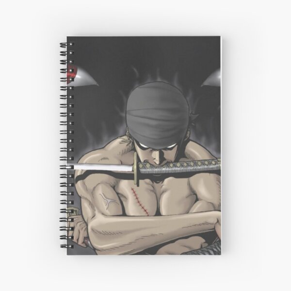 "roronoa zoro | One Piece " Spiral Notebook for Sale by MoEl-Art ...