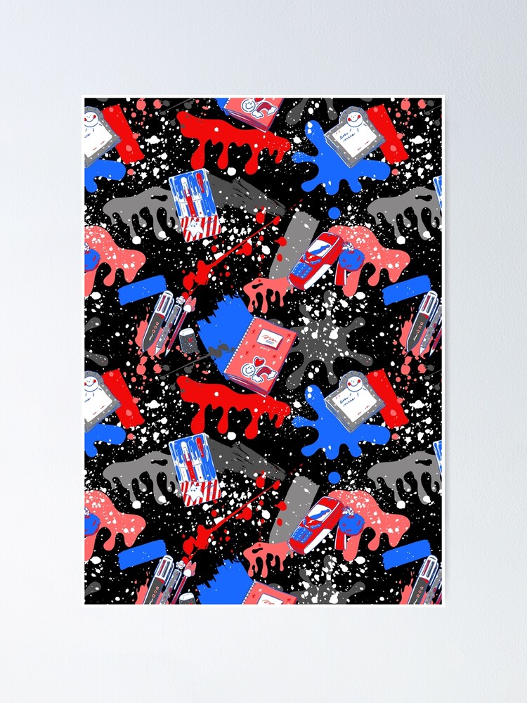 "School Vibes Color Splash" Poster for Sale by AurayaStudio | Redbubble