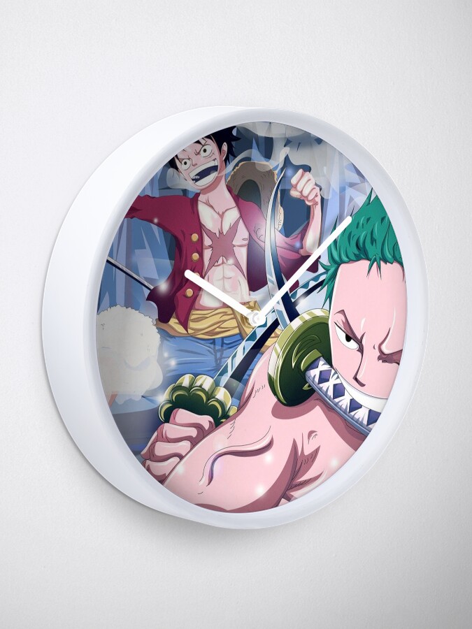 "Monkey D luffy and Roronoa zoro | One Piece" Clock for Sale by MoEl ...