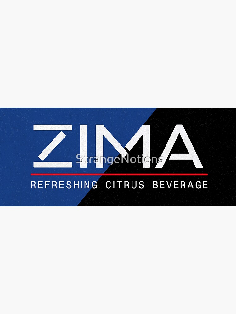 "Defunct Zima Clearmalt Carbonated Alcoholic Beverage Logo" Sticker for ...