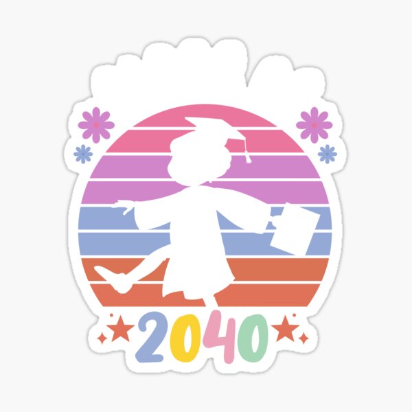 "Class Of 2040, First Day Back To School, Grow With Me Graduation 2040 ...