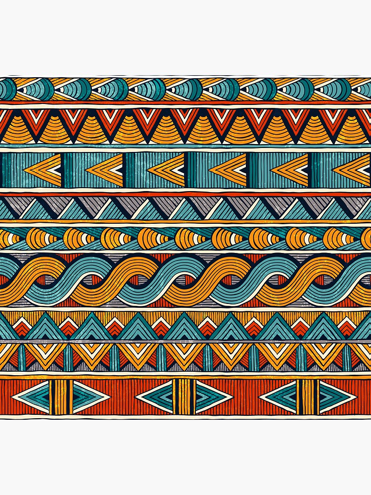"Traditional West African Ankara Pattern" Sticker for Sale by Ade ...