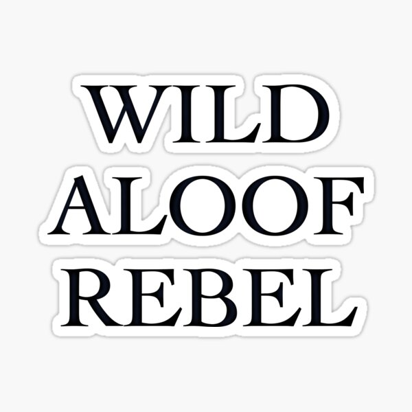 "Rebel" Sticker for Sale by NerdyDragonCO | Redbubble