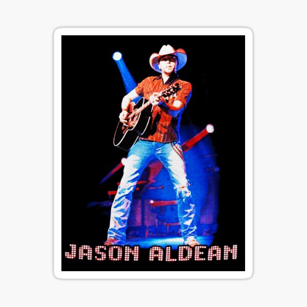 "Jason Aldean" Sticker for Sale by plampcl | Redbubble