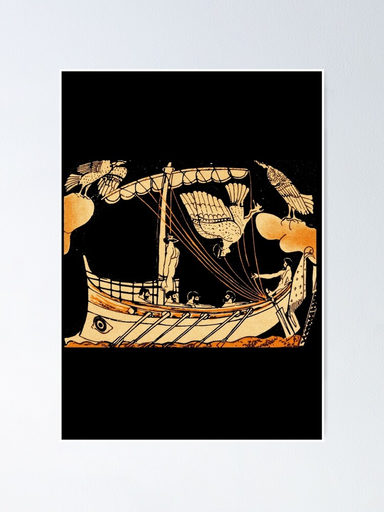 "HIGH RESOLUTION The Odyssey Homer Illustration" Poster for Sale by ...