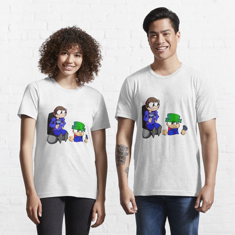"dave and bambi fnf" T-shirt for Sale by Captain-Met | Redbubble | fnf ...