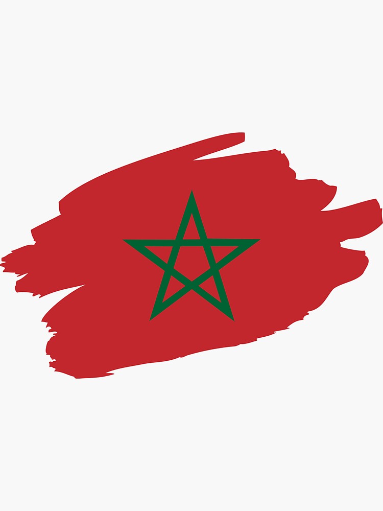 "Flag of Morocco - Moroccan flag " Sticker for Sale by Iloveflags ...